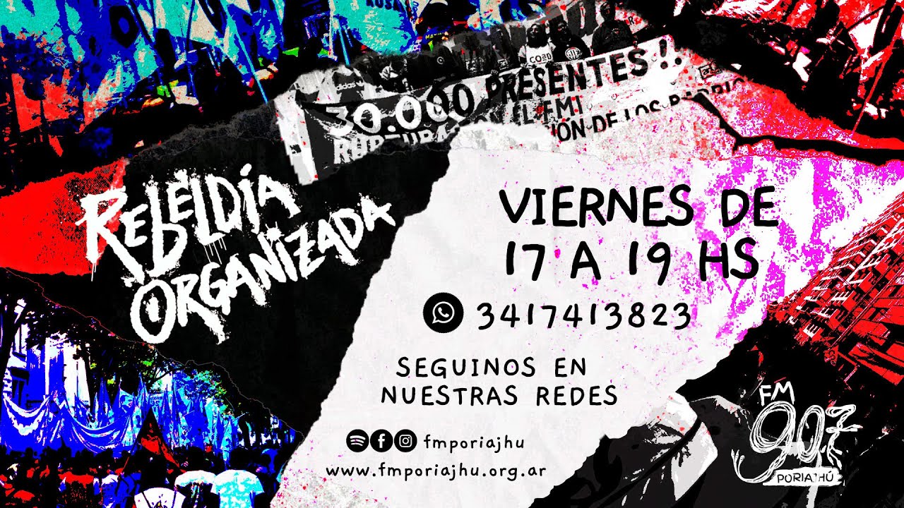 Rebeldía Organizada en Vivo - Viernes 1/11 - YouTube
