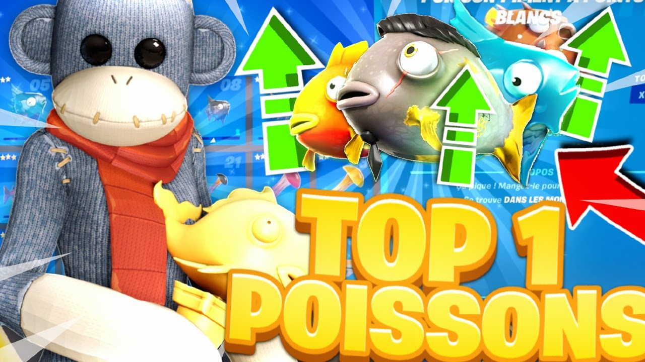 FAIRE le TOP 1 avec LES POISSONS sur FORTNITE ! - YouTube