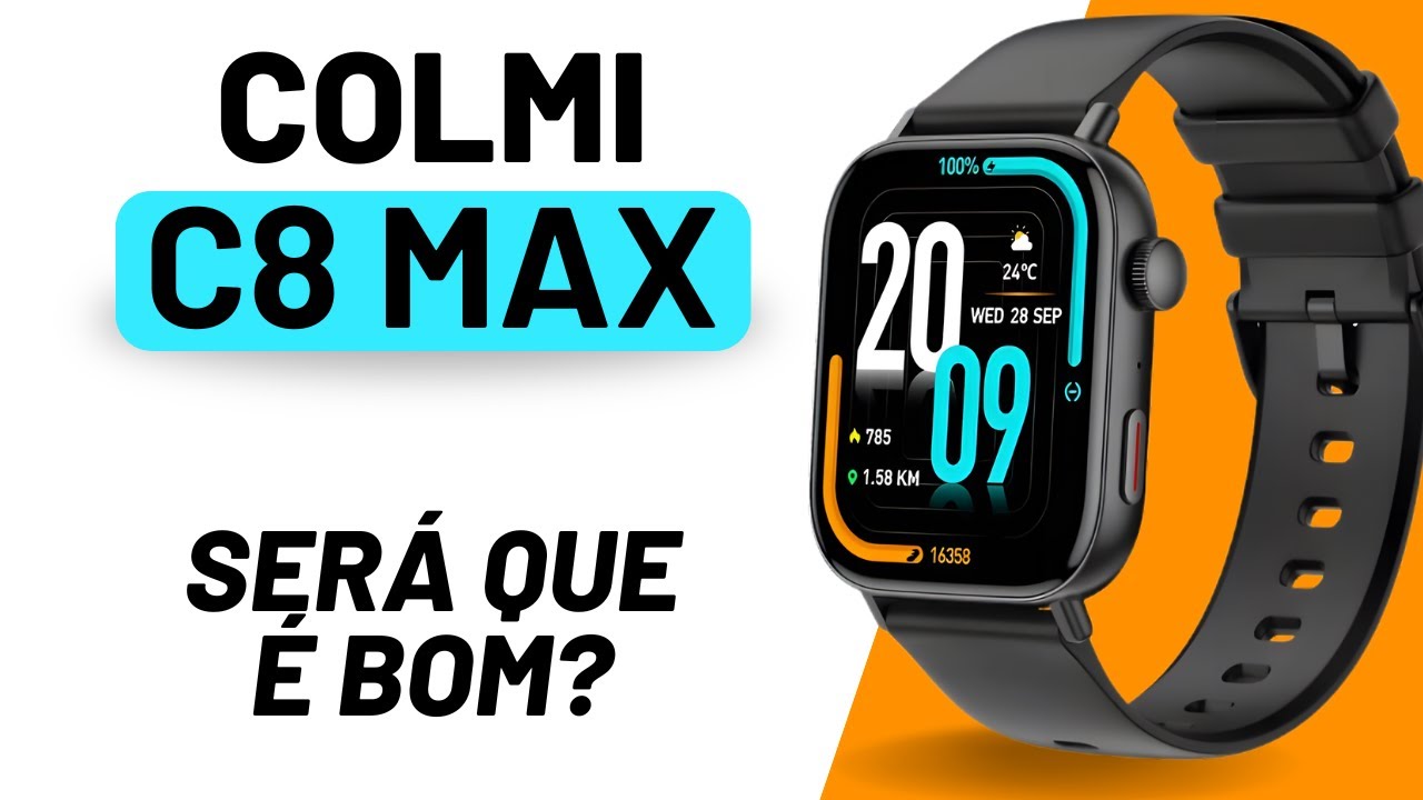 Smartwatch Colmi C8 MAX Review - Baratinho! Vale a Pena? - YouTube