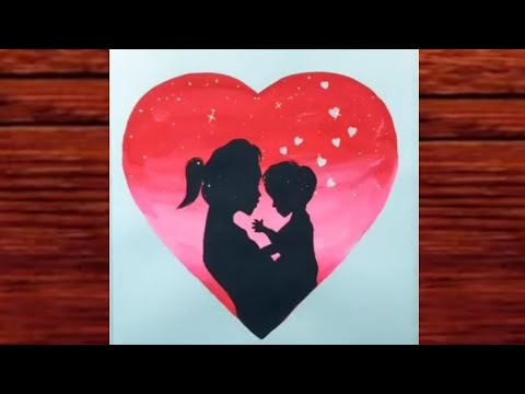 Mather And Baby Drawing Easy Tutorial Step By Step || Mather And Baby ...