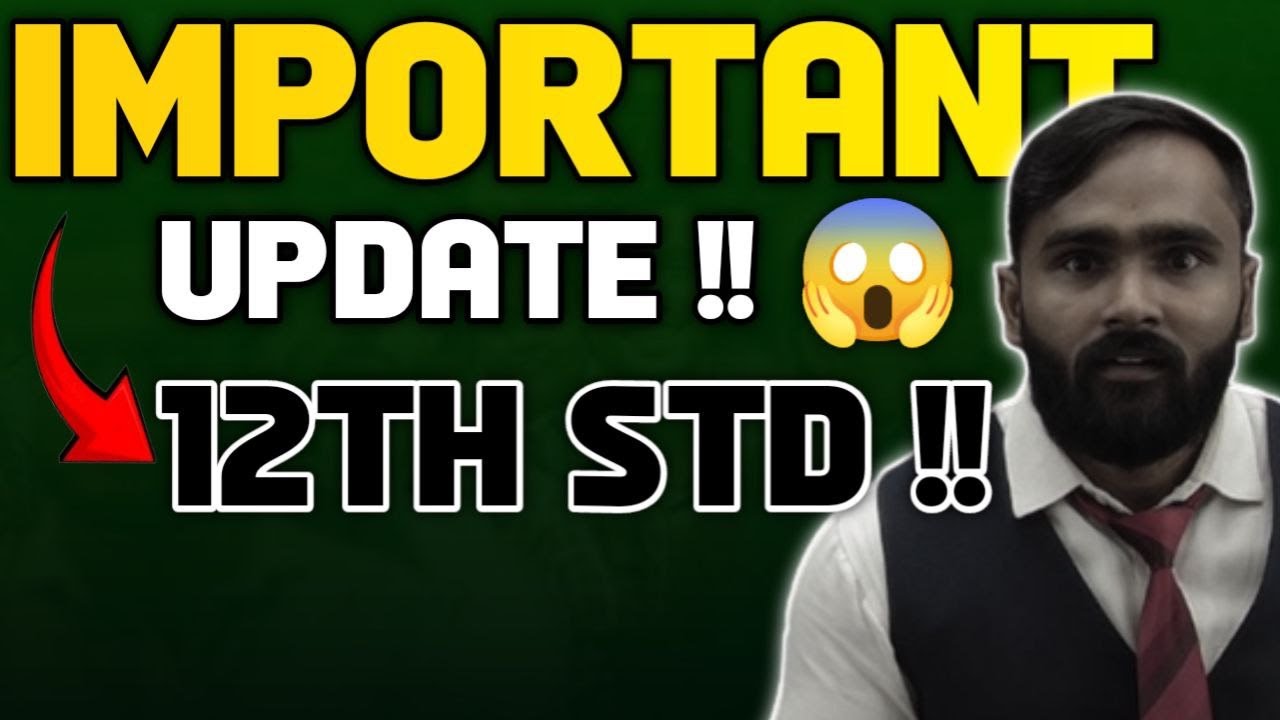 IMPORTANT UPDATE|12TH STD|BOARD EXAM 2025|PRADEEP GIRI SIR - YouTube