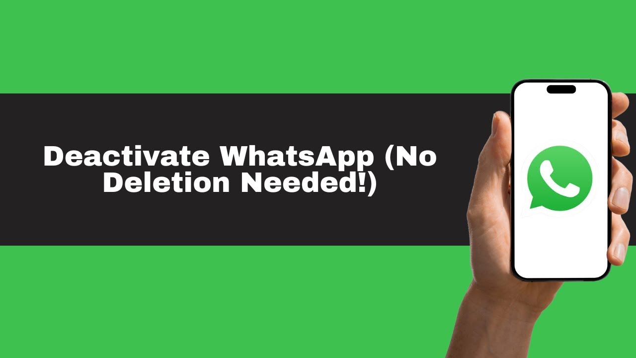 How to Temporarily Disable WhatsApp! | Deactivate WhatsApp Without ...