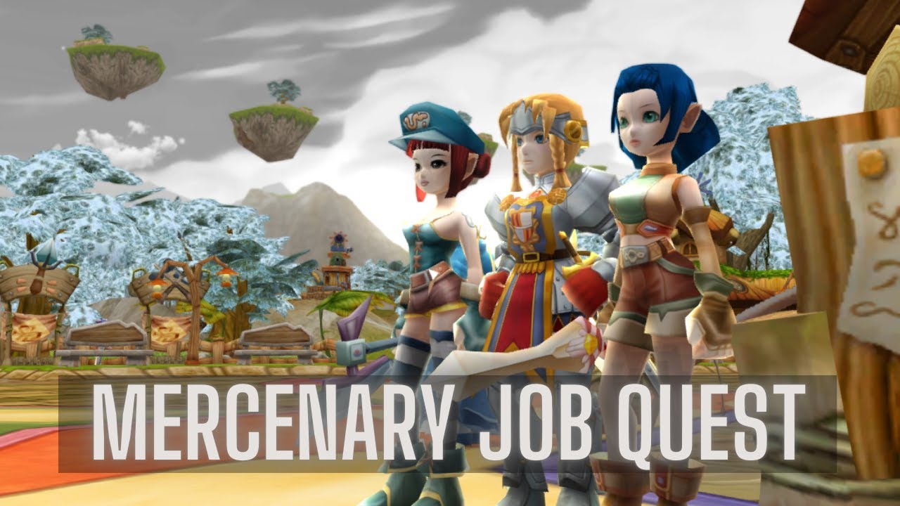 Mercenary job change quest recap (and guide?) for Flyff Universe - YouTube