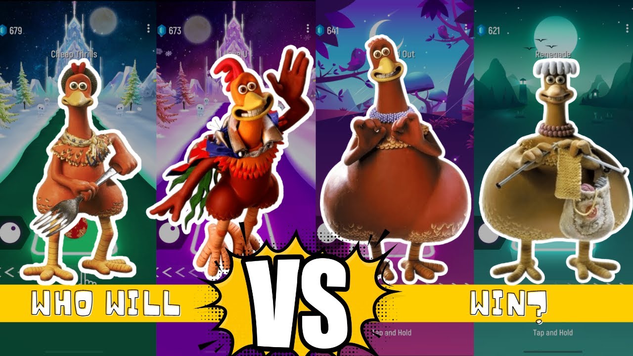 Chicken Run battle: Ginger vs Rocky vs Bunty vs Babs | HOP FUN GAMES ...
