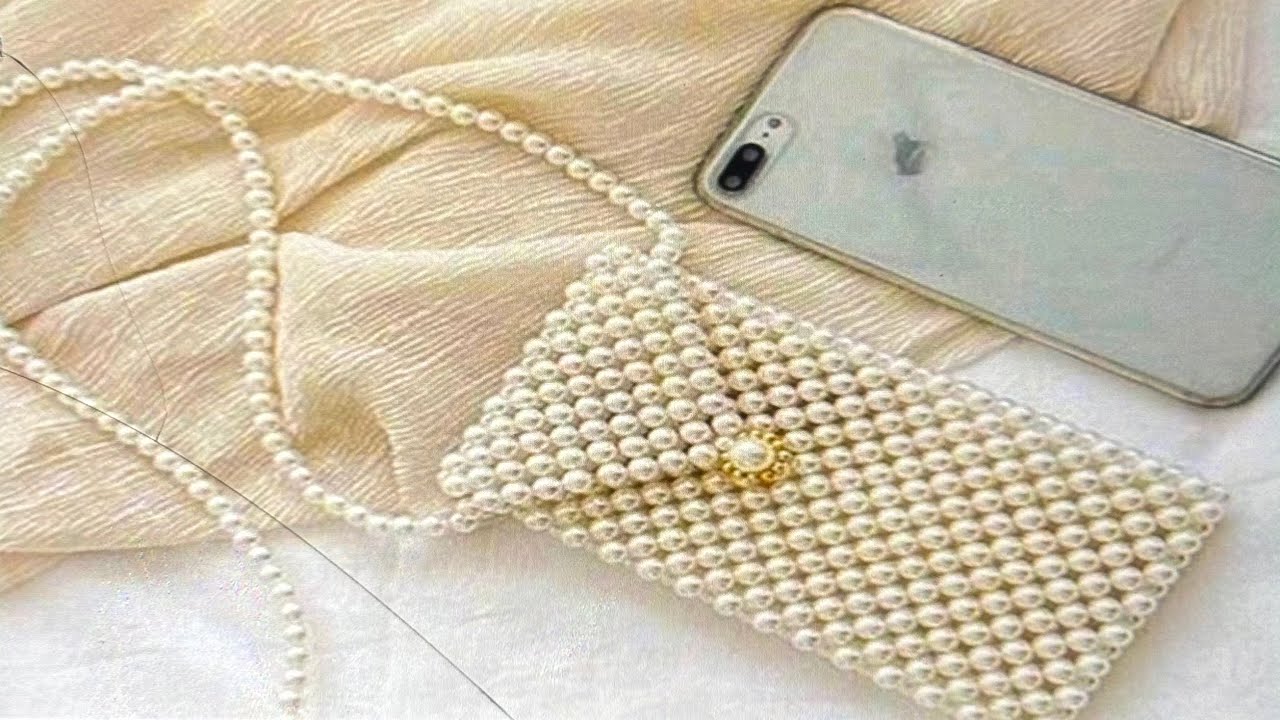 So Adorable🧶 crochet beads PHONE CASE#youtubevideo #diy# ...