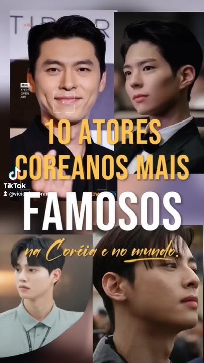 10 atores coreanos mais famosos da Coréia do Sul. Parte 1 - YouTube