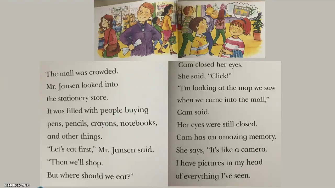 Young Cam Jansen and the Pizza Shop Mystery Chapter 1 - YouTube