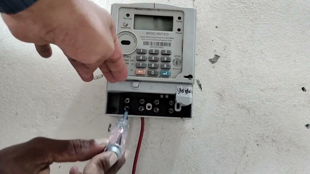 Prepaid meter Power problem Solved Meter Change || Inhe Meter - YouTube