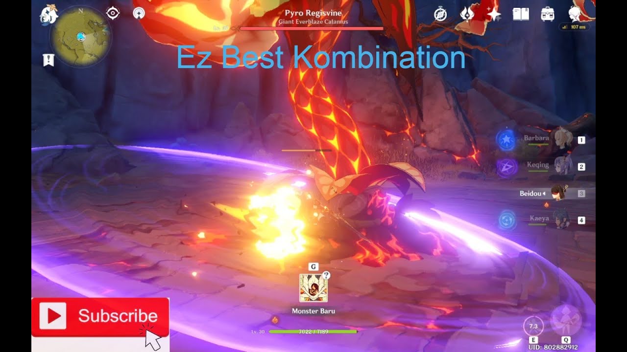 Pyro Regisvine Boss | Genshin Impact Indonesia #3 - YouTube