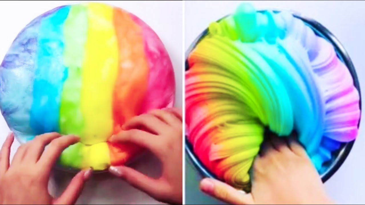 Crystal clear, fun and fun, super perfect and beautiful slime #57 - YouTube
