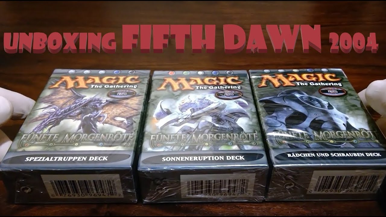 Magic Vintage Unboxing 65: FiFTH DAWN (2004) Themendeck SPECIAL FORCES ...