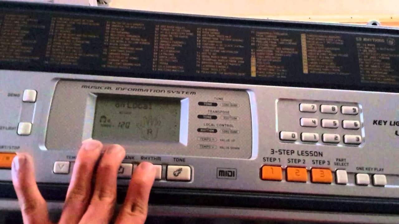 CASIO LK110 KEY LIGHTNING KEYBOARD - YouTube