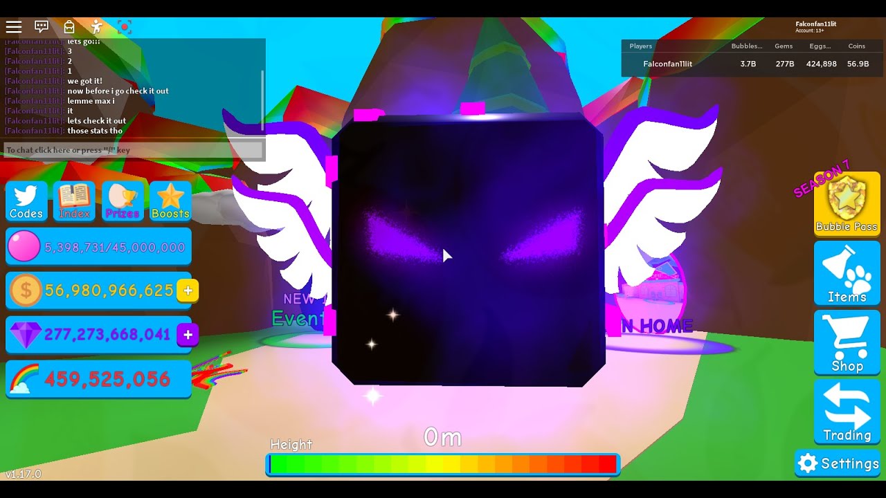 Bubble Gum Simulator | Getting my own Galactic Shock!! - YouTube