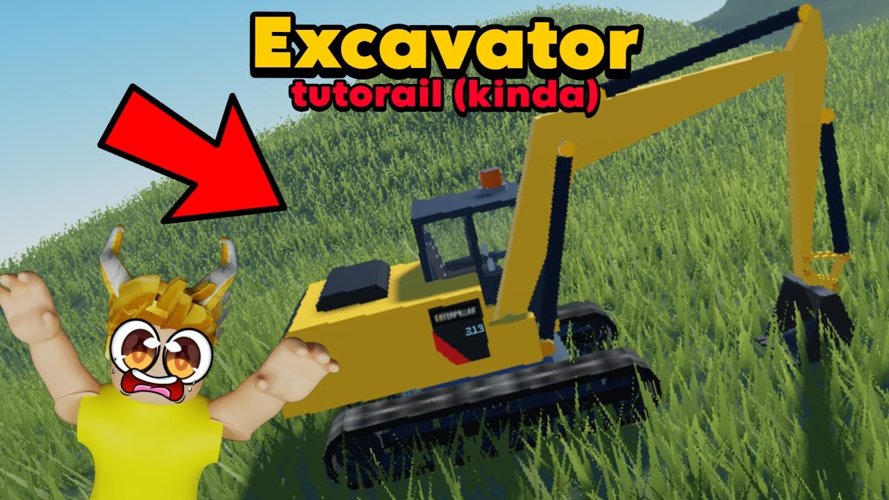 Excavator System Roblox (UNCOPYLOCKED) - YouTube