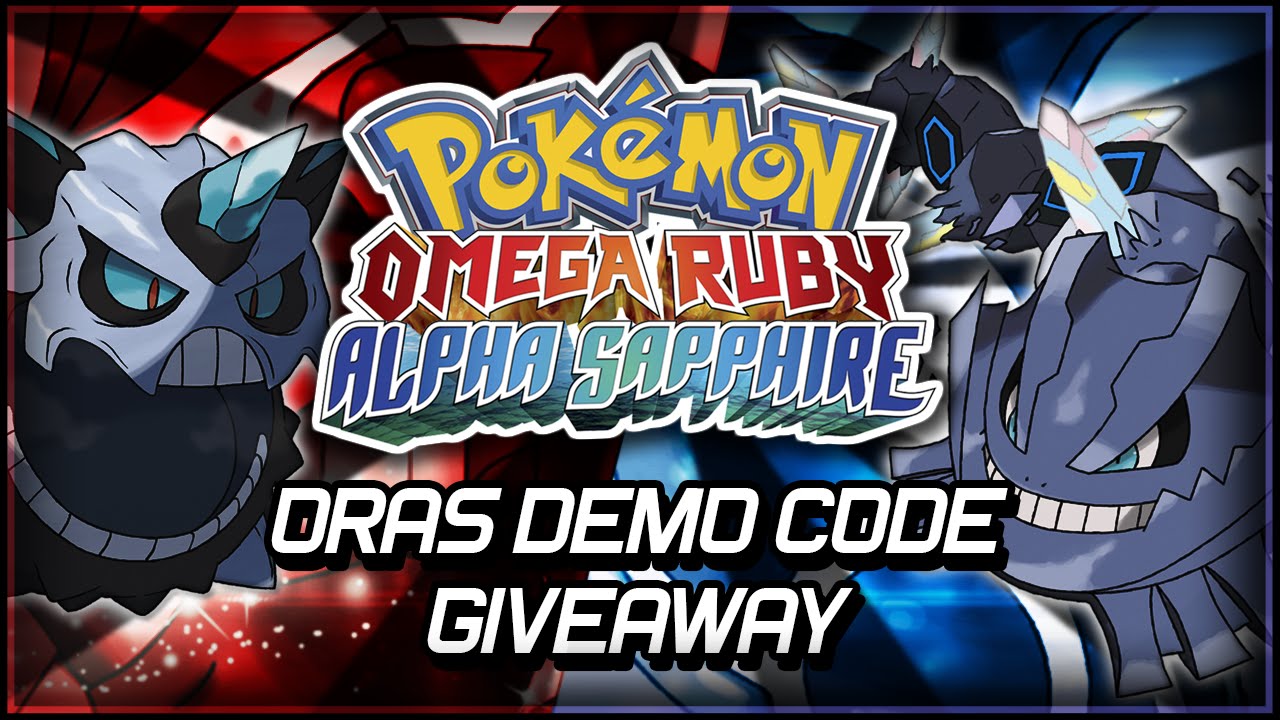Pokémon Omega Ruby and Alpha Sapphire | Demo Code Giveaway! [EUROPE ...