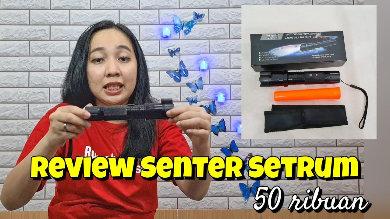 Senter Setrum Kejut || Alat Pengaman Diri || Stun Gun Swat 288 - YouTube