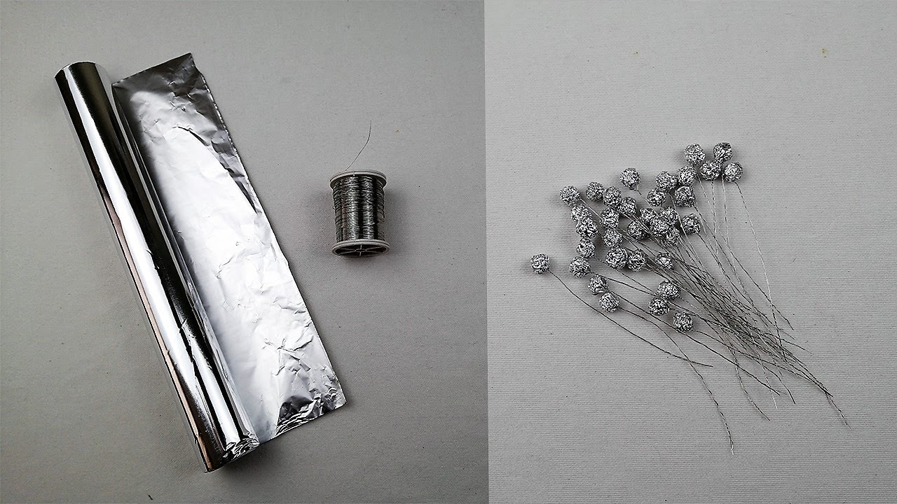 Christmas Tree with Aluminum foil - Christmas tree decor - YouTube