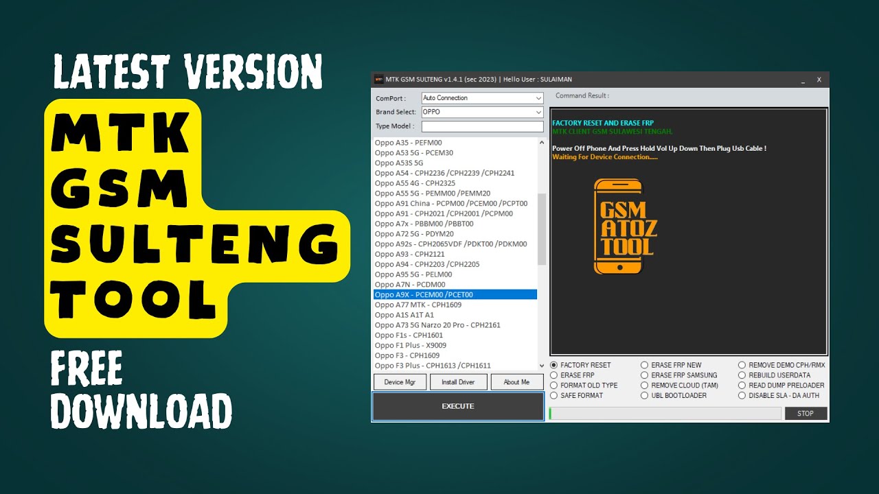 MTK GSM Sulteng Tool Unlock Your Device - YouTube