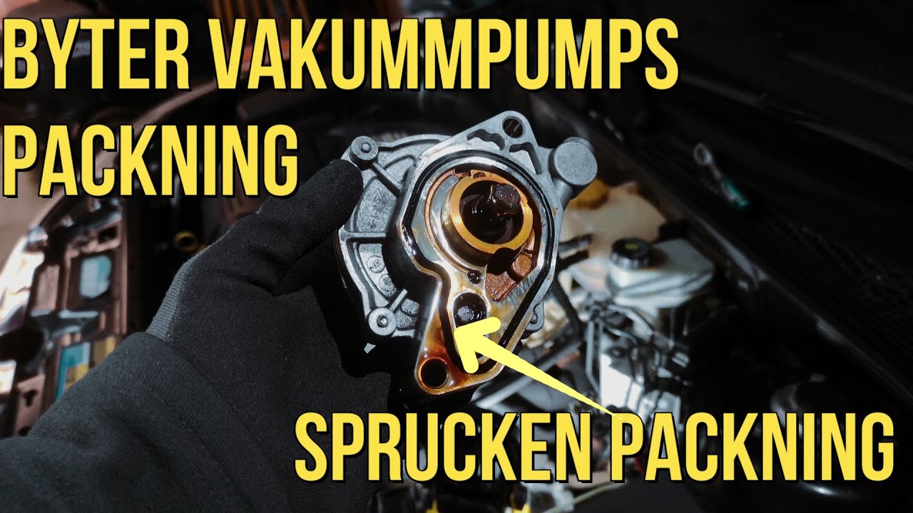 Byter Vakuumpumps packning Saab 9-3 - YouTube