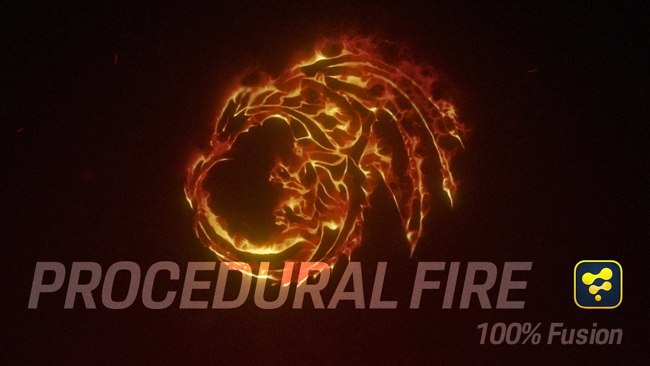 FUSION - Procedural Fire Logo - YouTube