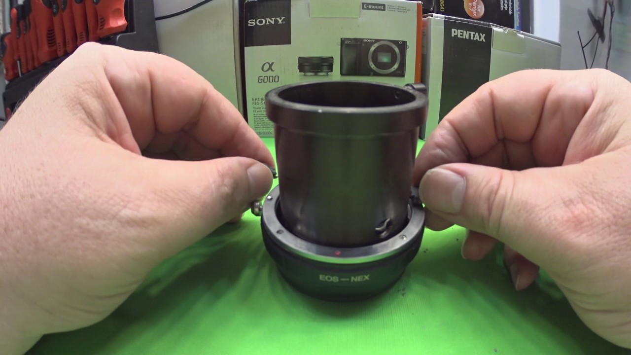 Hack a Vintage Projector lens into a Mirrorless Camera Lens - YouTube