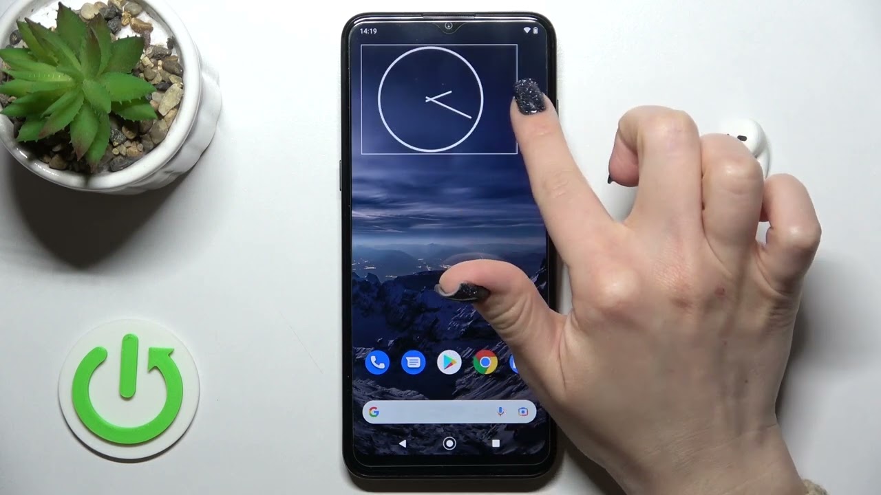 Nokia G21 - How To Add & Remove Home Screen Widgets - YouTube