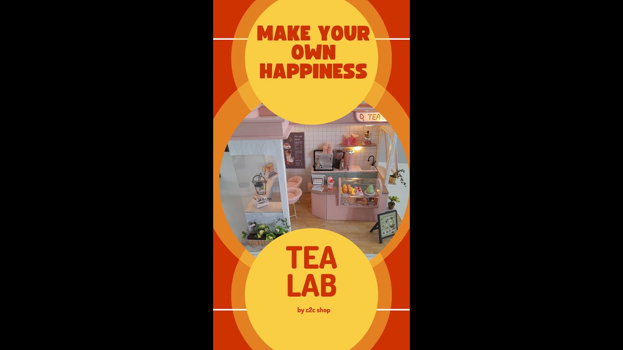 บ้าน DIY Tea Lab บ้านประกอบ บ้านตุ๊กตา ของขวัญครบรอบ - YouTube