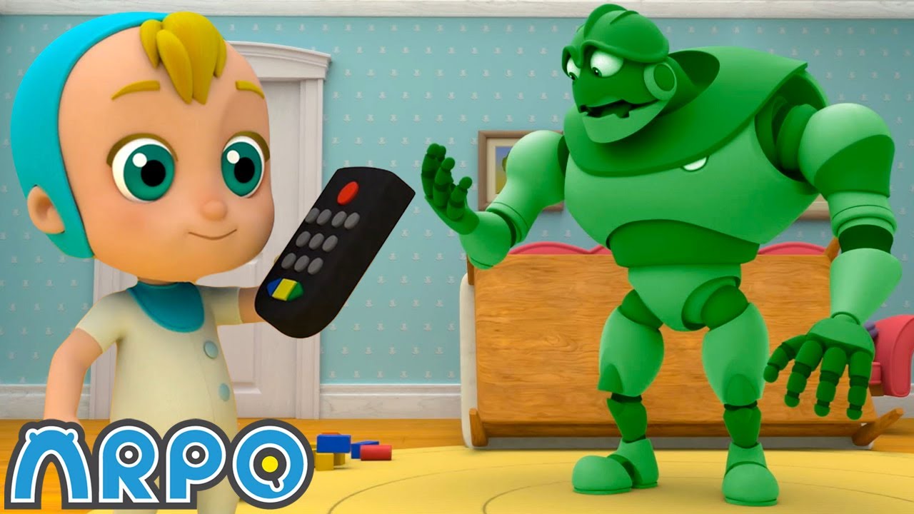 ARPO the Robot | Remote CONTROLLING BABY!!! | Funny Cartoons for Kids ...