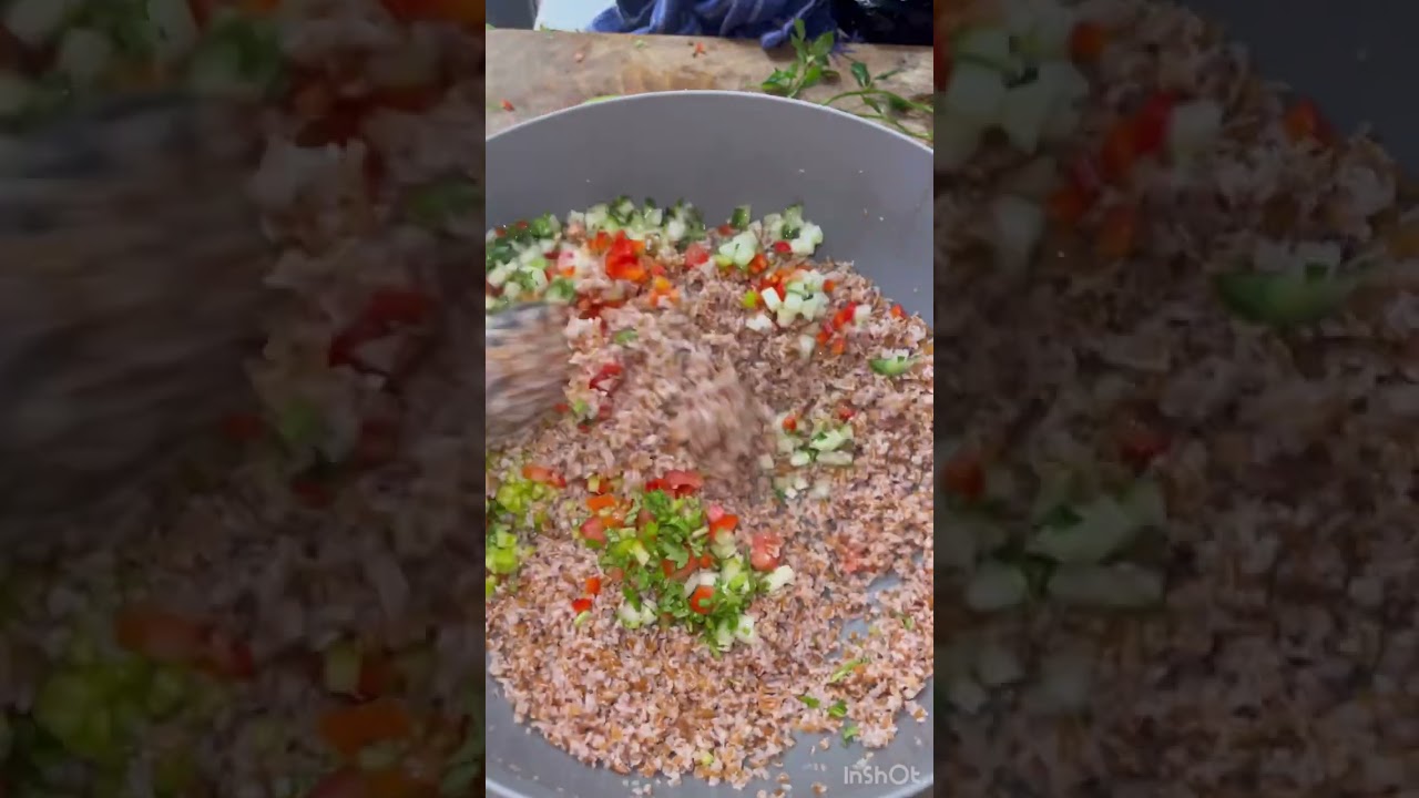 Típili ensalada de trigo. Bulgur wheat salad, #wheat #trigo #tipili ...