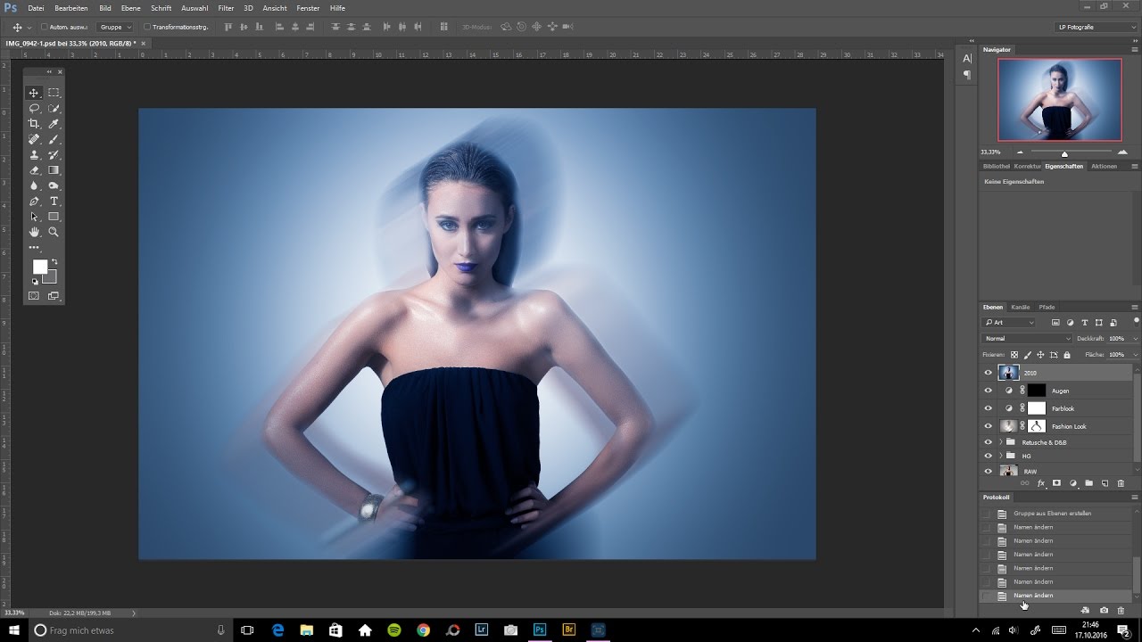 Photoshop Tutorial Fashion Look - YouTube