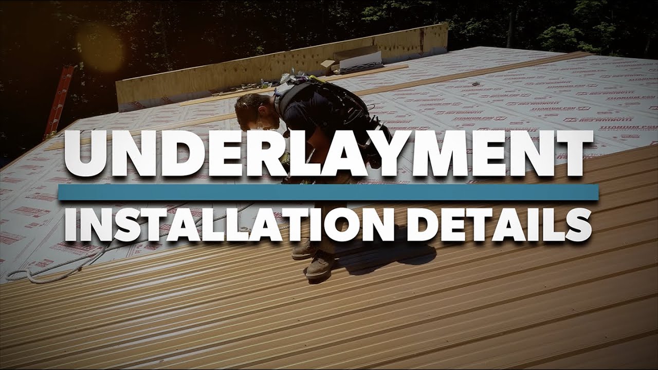 Roofing Underlayment Installation for Metal Roof Systems | Titanium ...