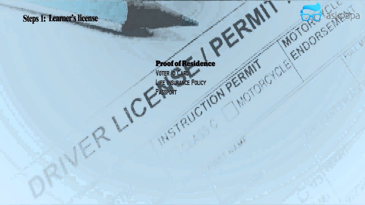 How to Apply for new driving license? - YouTube