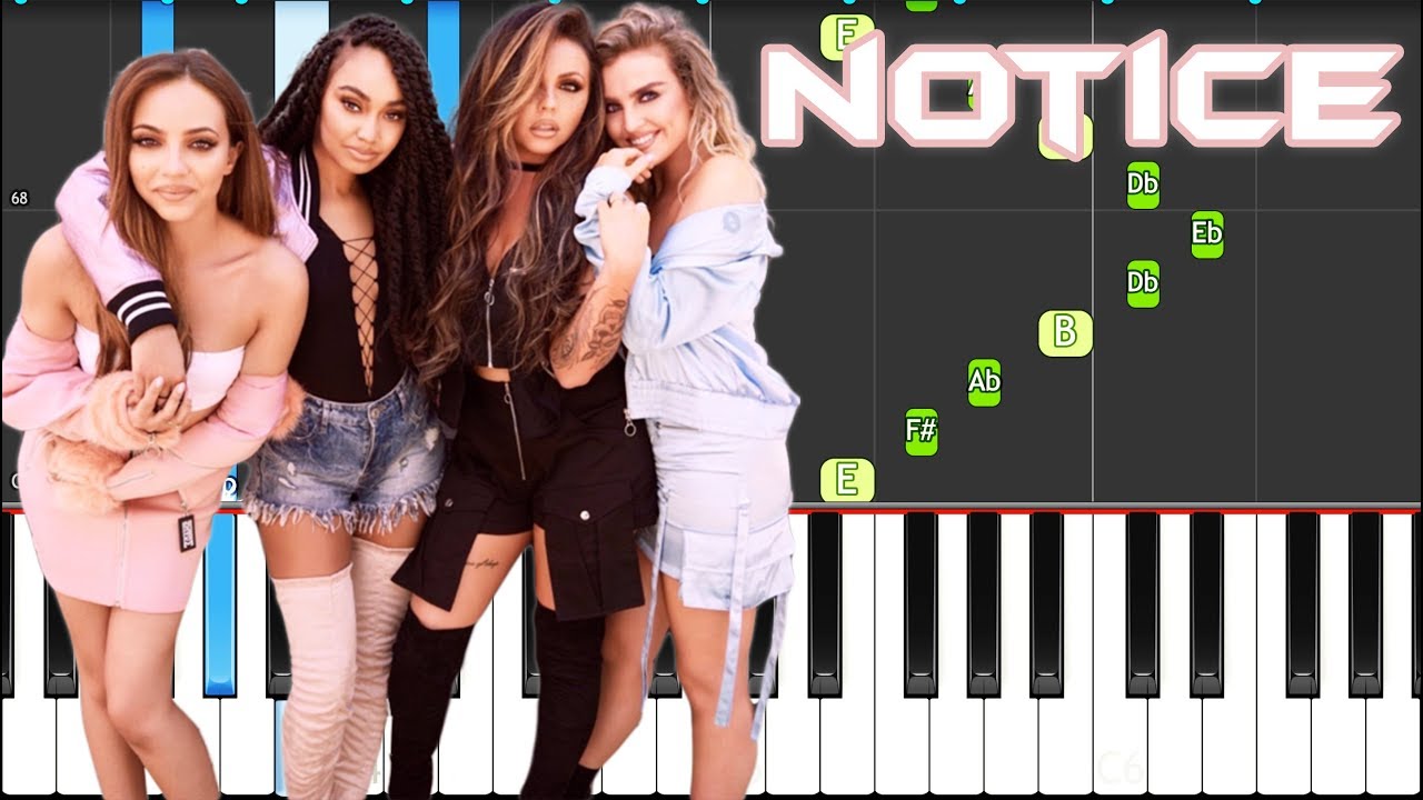 Little Mix - Notice Piano Tutorial EASY (LM5) Piano Cover - YouTube