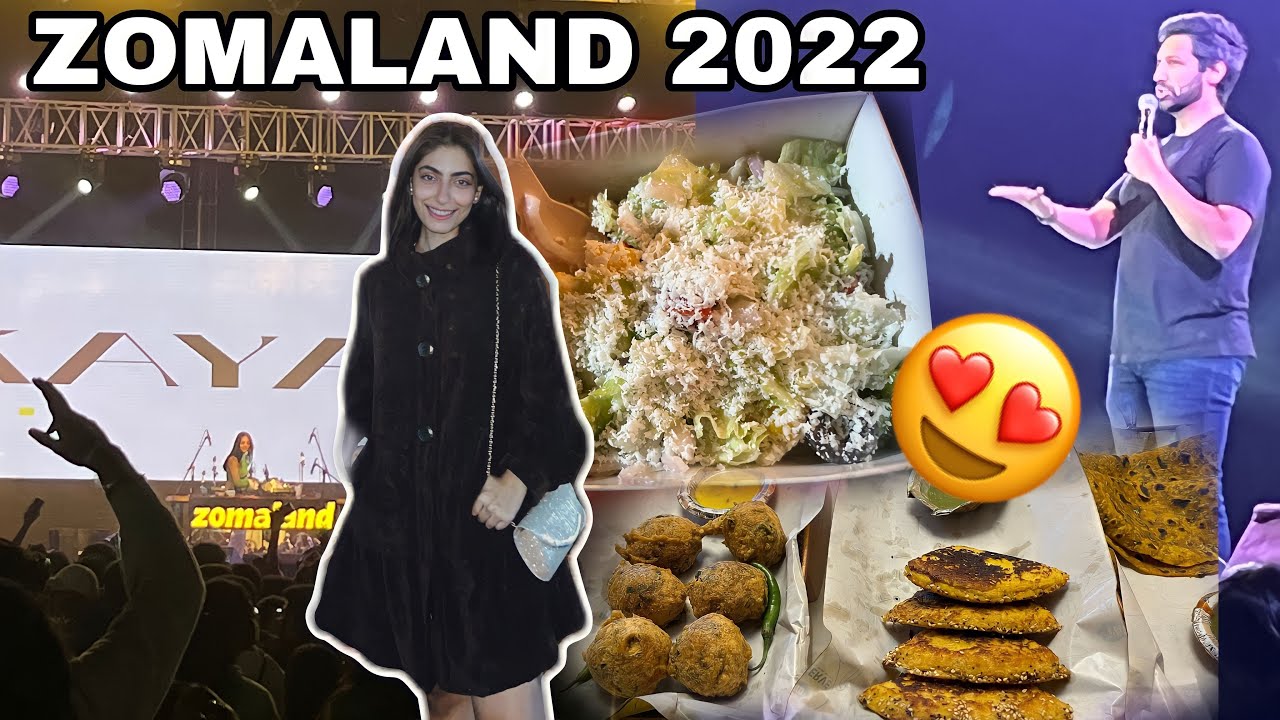 INDIA'S BIGGEST FOOD CARNIVAL | ZOMALAND FEST 2022 VLOG | ft. Kanan ...