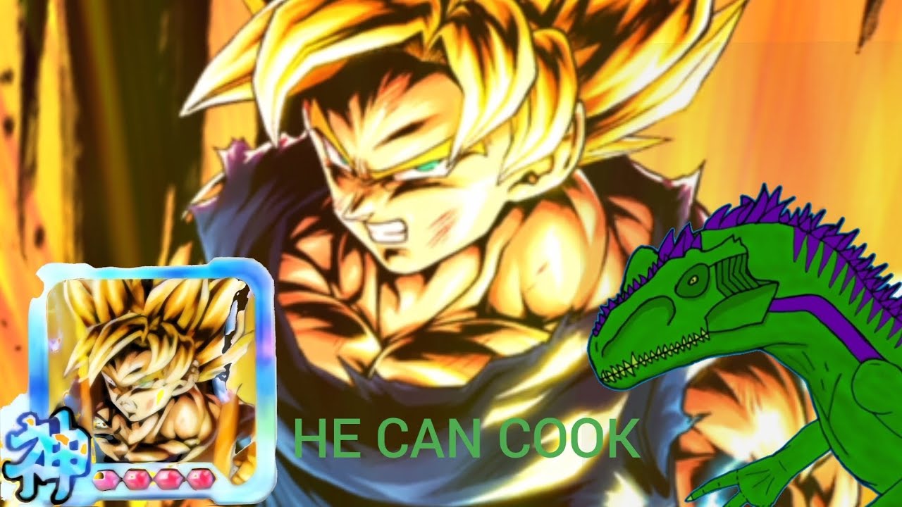 red ultra ssj goku can cook with hes new plat!🟩 - YouTube