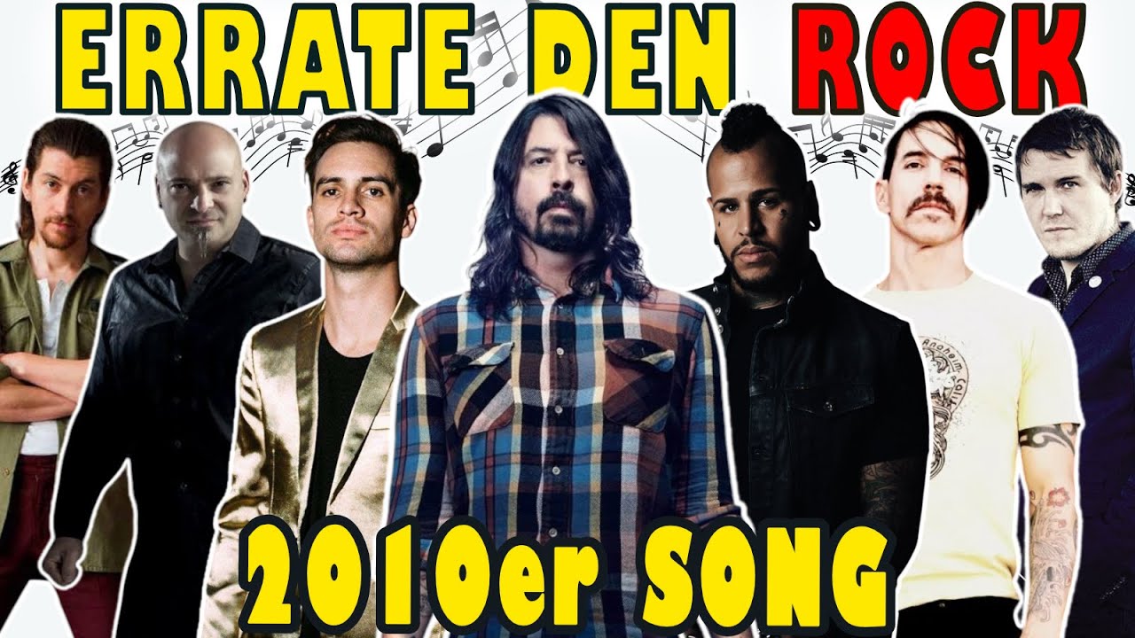 Errate den Song - 2010er Rock Songs 🎶 das ultimative Rock Musik Quiz ...