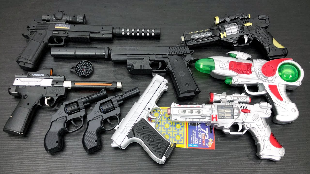 Toy Exploding Weapons !! Silencer Weapons and Elektronic Vibrating ...