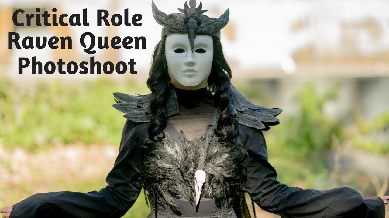 Critical Role Raven Queen Photoshoot BtS - YouTube