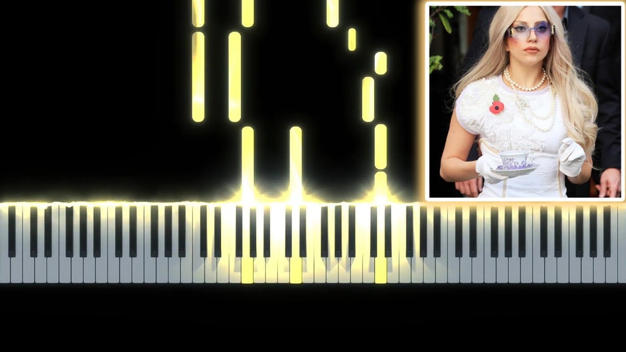 Lady Gaga - Tea (Piano Tutorial + FREE MIDI) | Unreleased / Fanmade by ...