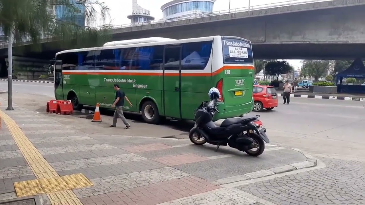 Bus AC 34 MAYASARI BAKTI Transjabodetabek Jurusan Blok M Poris dan ...