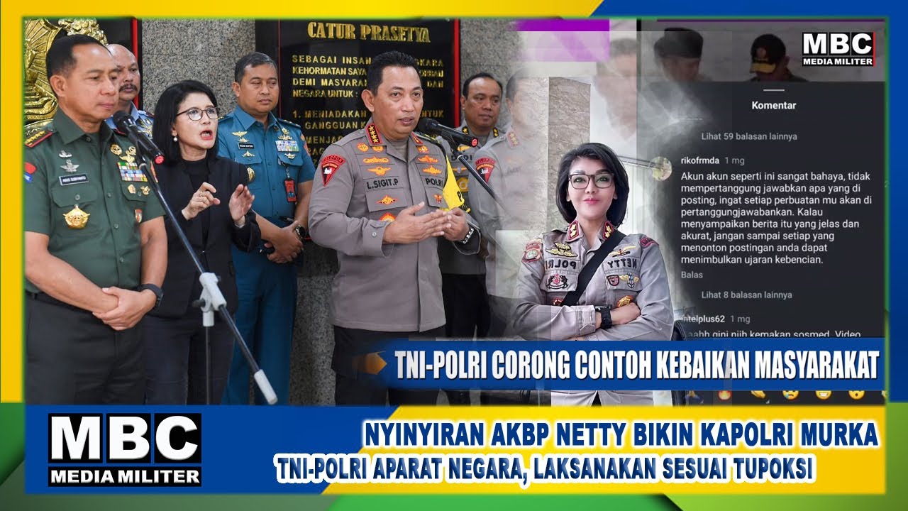 Bikin Malu Kapolri Ulah AKBP Netty Nyinyir Seskab Presiden Mayor Teddy ...