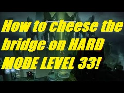 destiny- Crota's End bridge cheese on Hard Mode level 33! READ ...