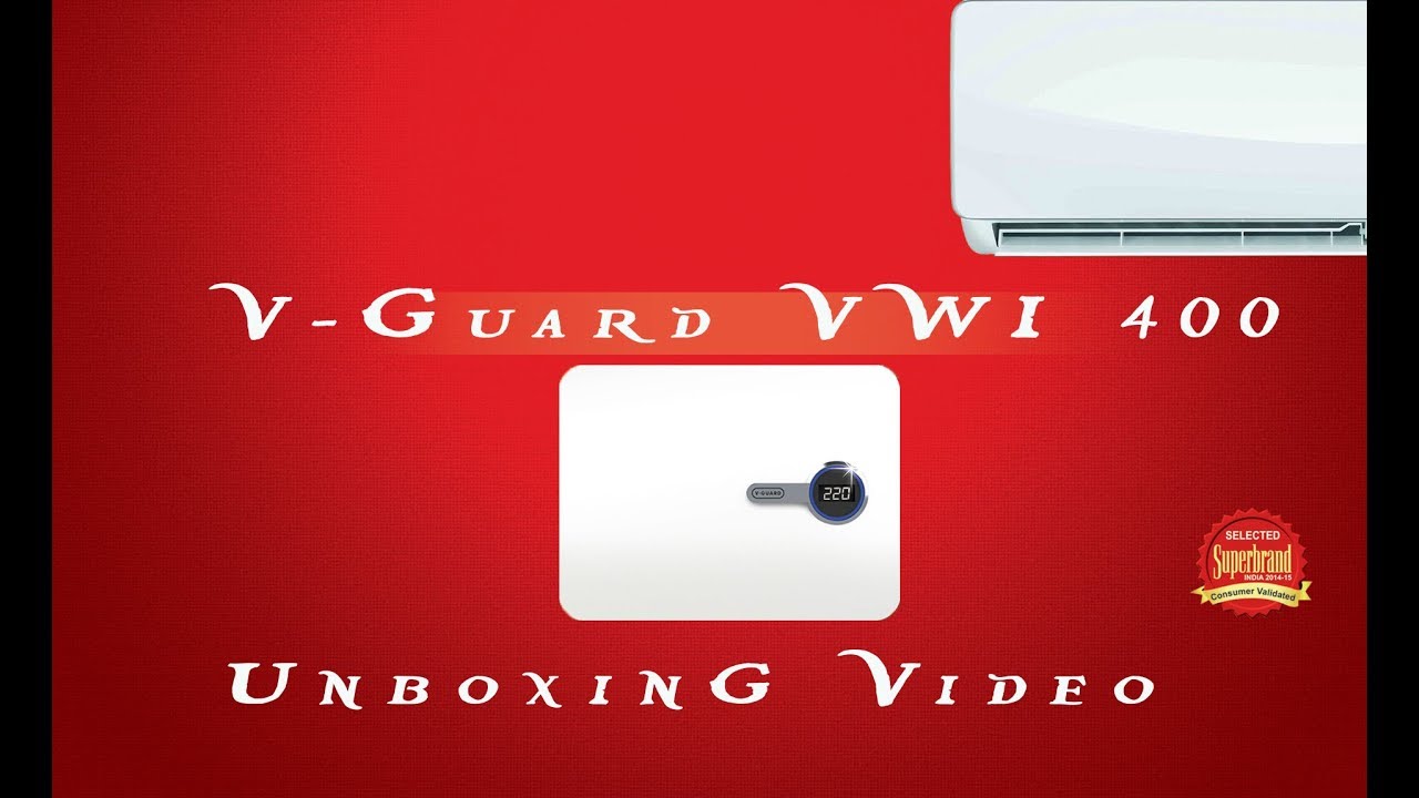 VGuard VWI 400 Stabilizer - YouTube