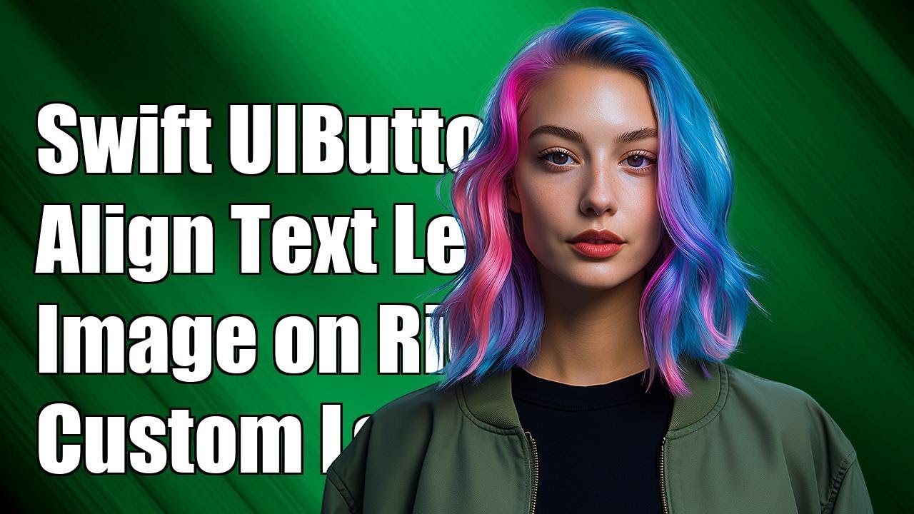 Swift UIButton: Align Text Left and Image Right for Custom Layout - YouTube