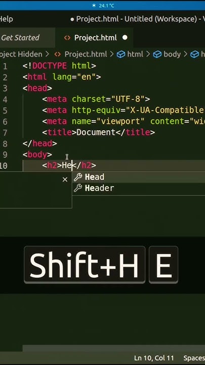 Boost Your Html Workflow With Emmets Invs Code 🚀 Emmet Vscode Html Webdev Youtube