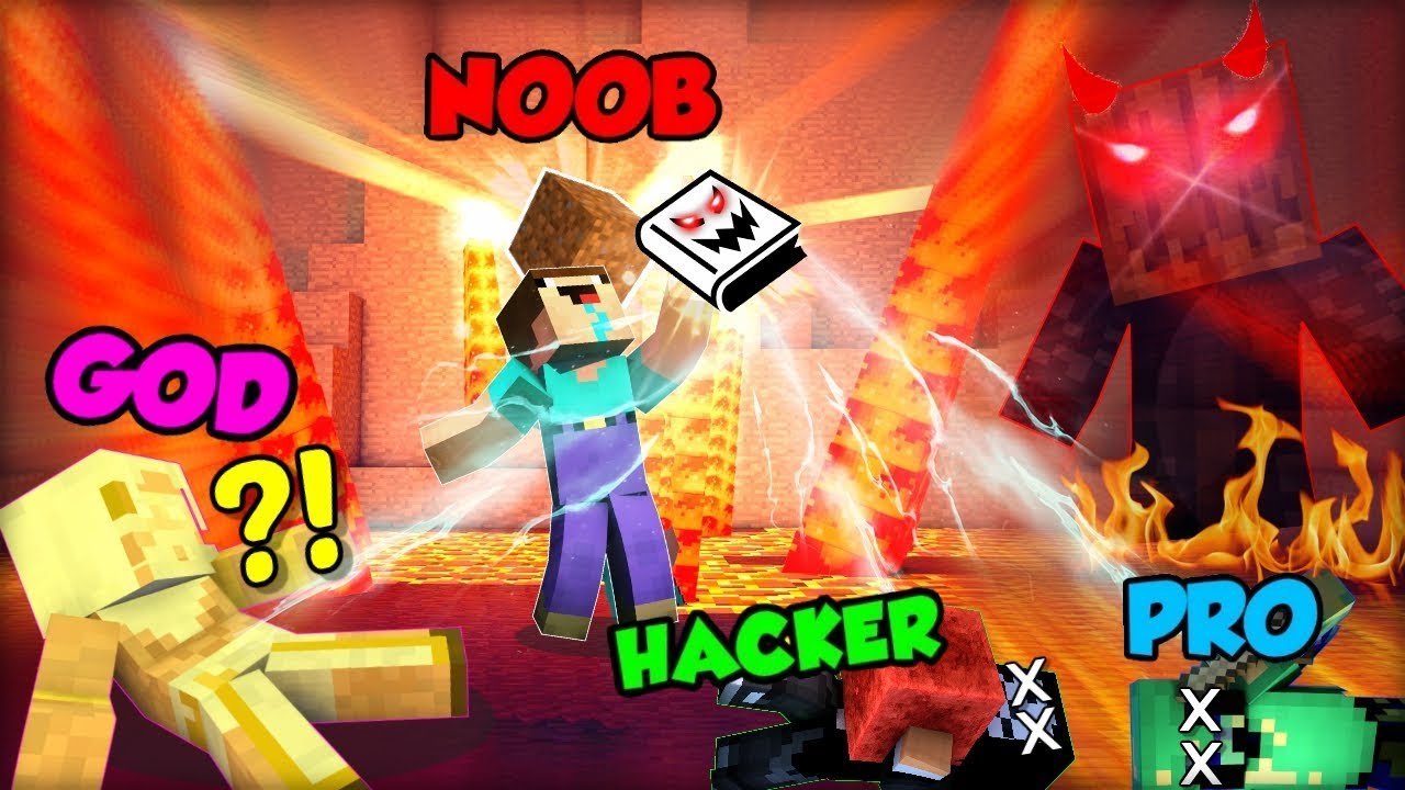 NOOB HISTORICKY POPRVÉ PORAZIL VŠECHNY! (PRO, HACKER, GOD, EVIL) - YouTube