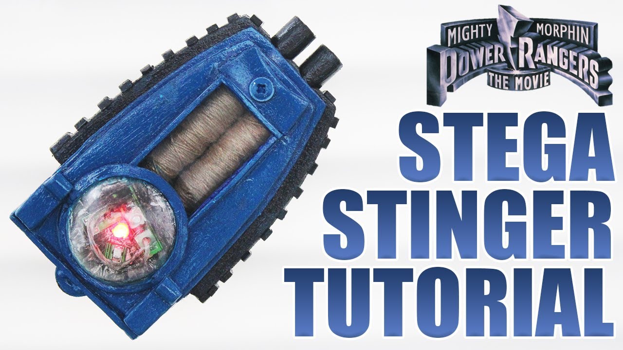 STEGA STINGER TUTORIAL POWER RANGERS DIY - YouTube
