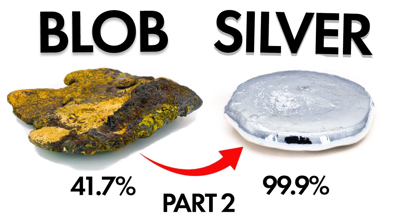 Turning a BLOB into PURE SILVER! - YouTube
