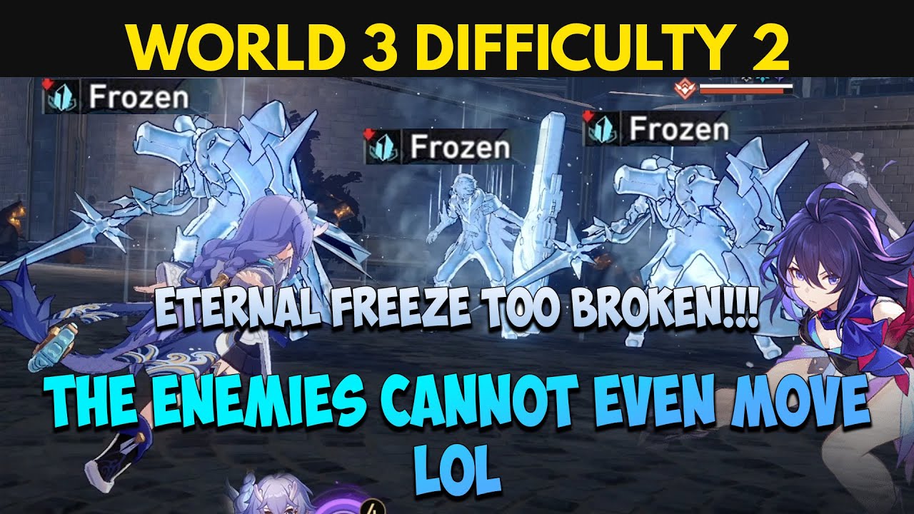 Eternal Freeze Path Vs Simulated Universe World 3 Difficulty 2 | Honkai ...