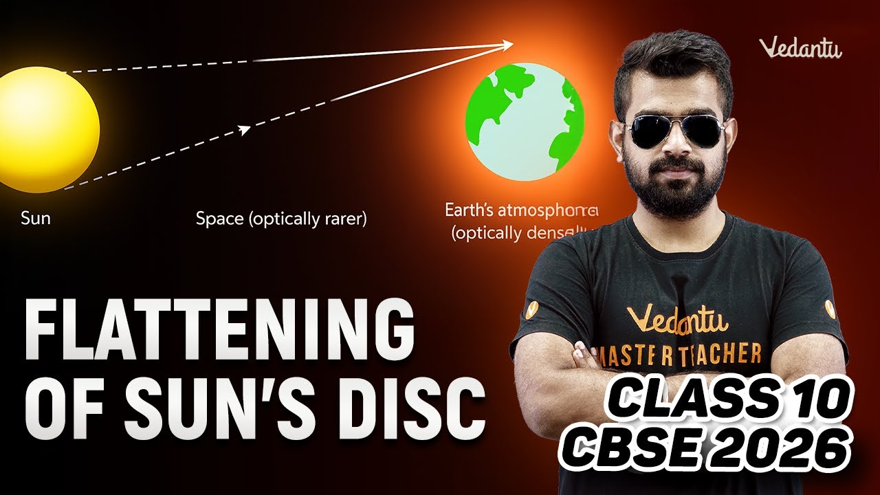 Flattening of Sun's Disc | Class 10 | CBSE 2026 🔥Shimon Sir - YouTube